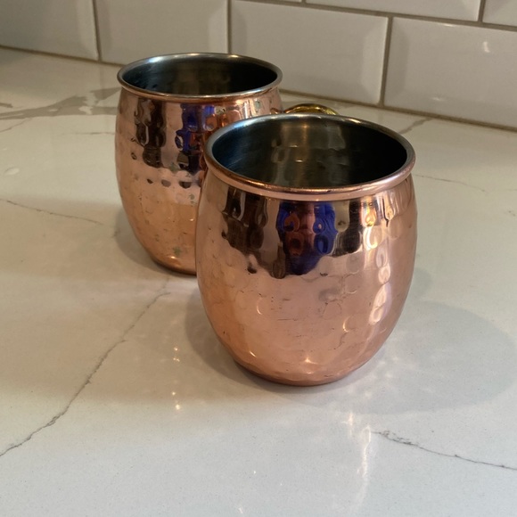 Godinger | Dining | 2 Moscow Mule Mug Cup Pink Rose Gold Copper ...